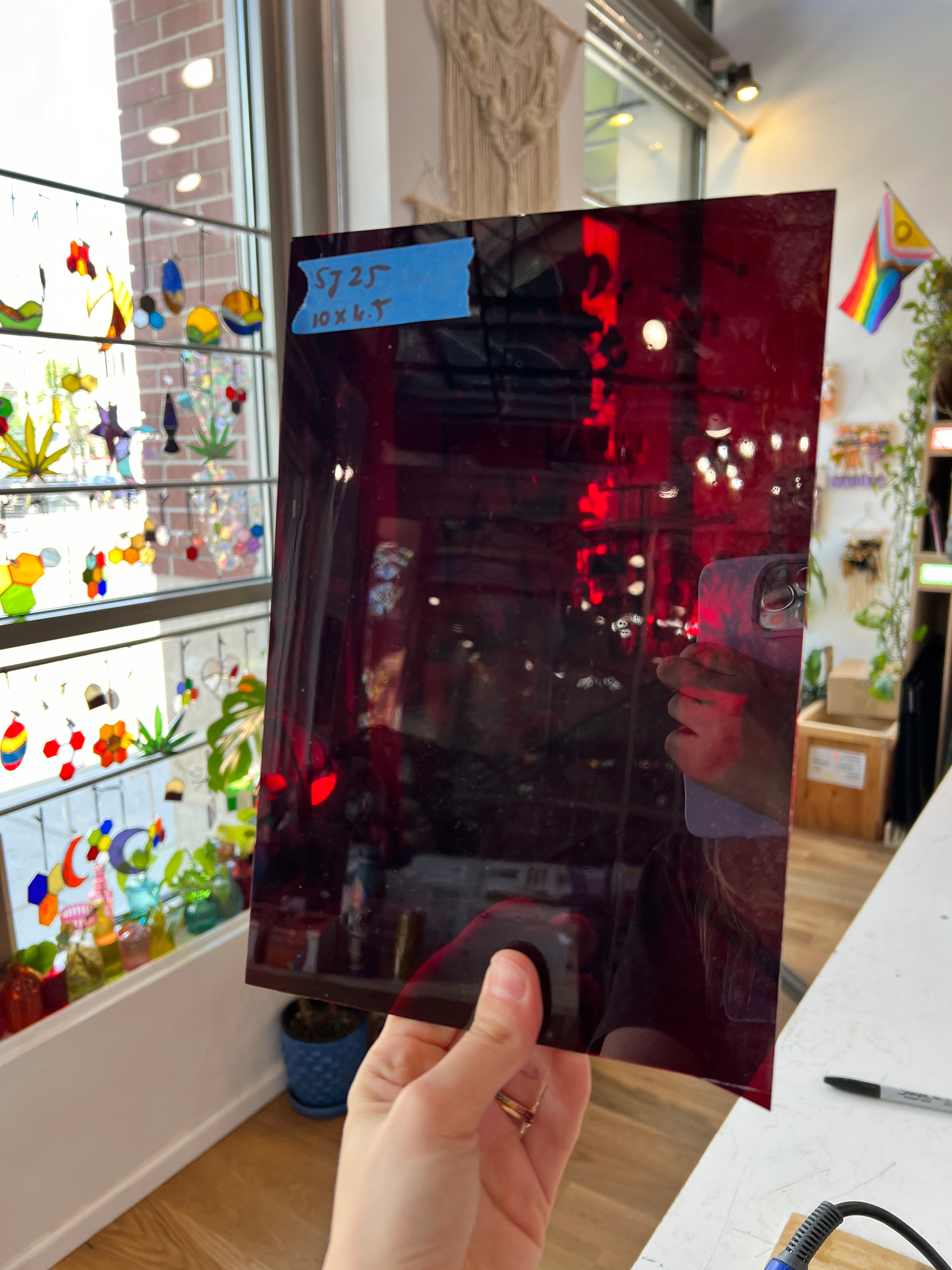 Red Mouth Blown St Just Flash Glass – Colorado Glass Works