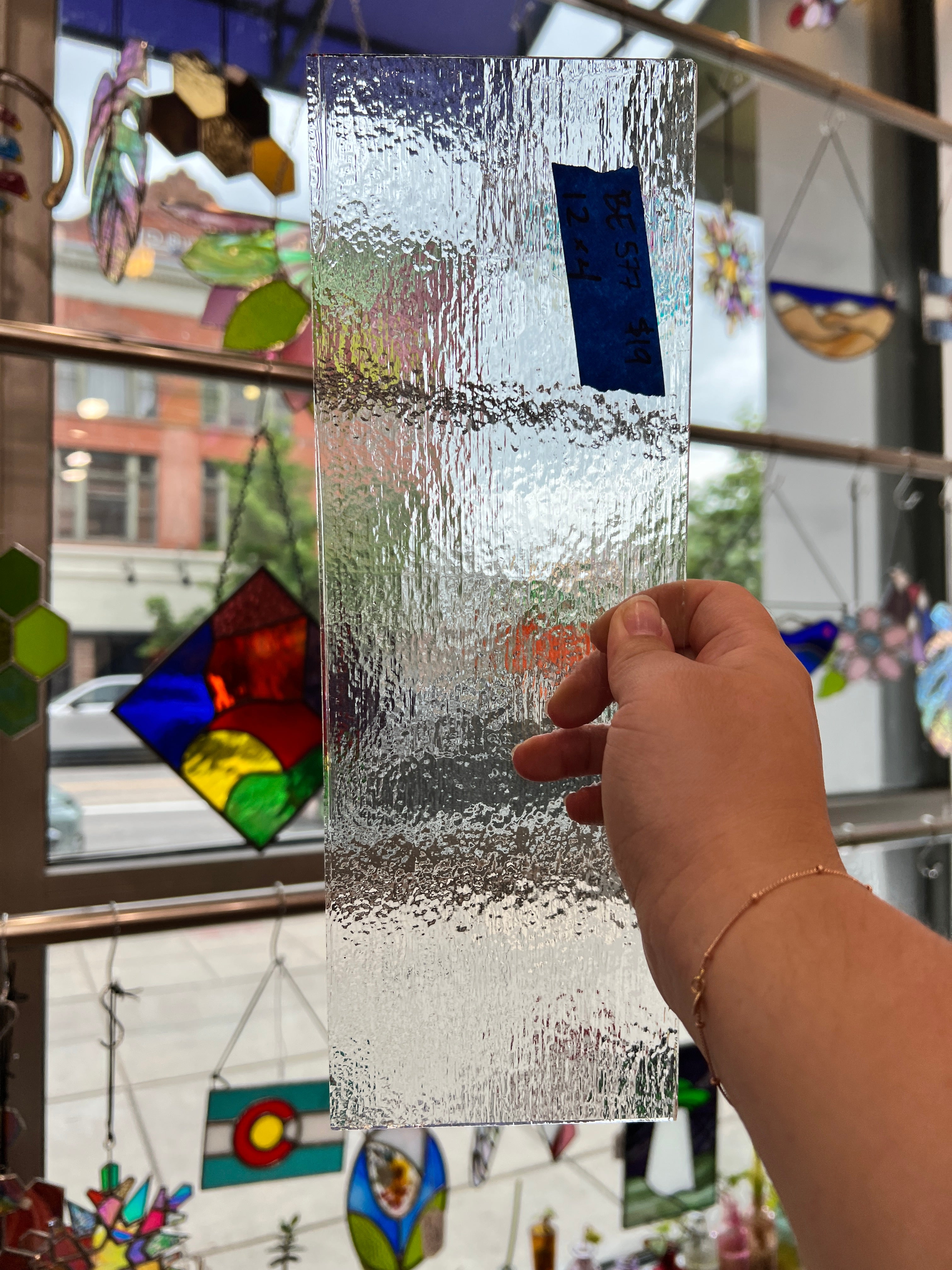 Vintage Transparent Clear Bullseye Tekta – Colorado Glass Works