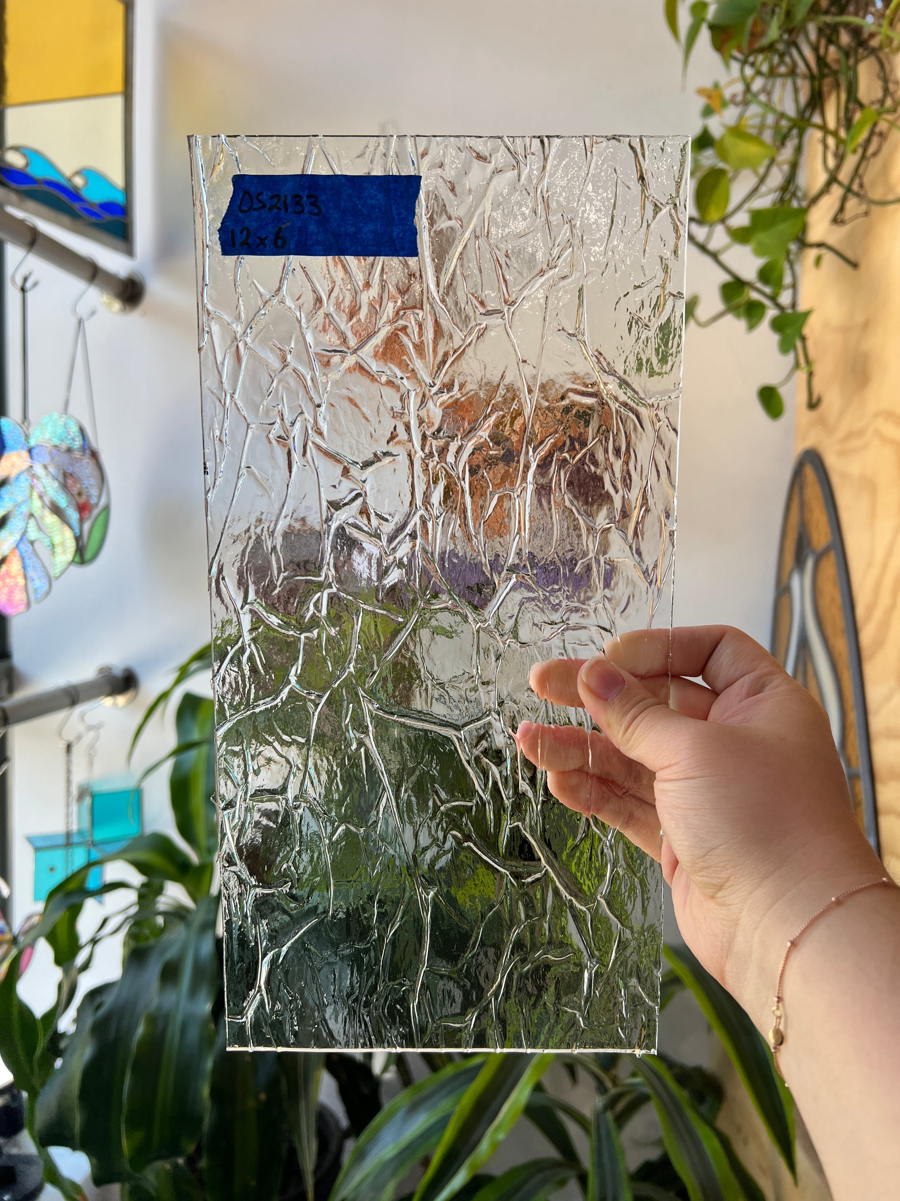 Clear Crinkle Oceanside – Colorado Glass Works
