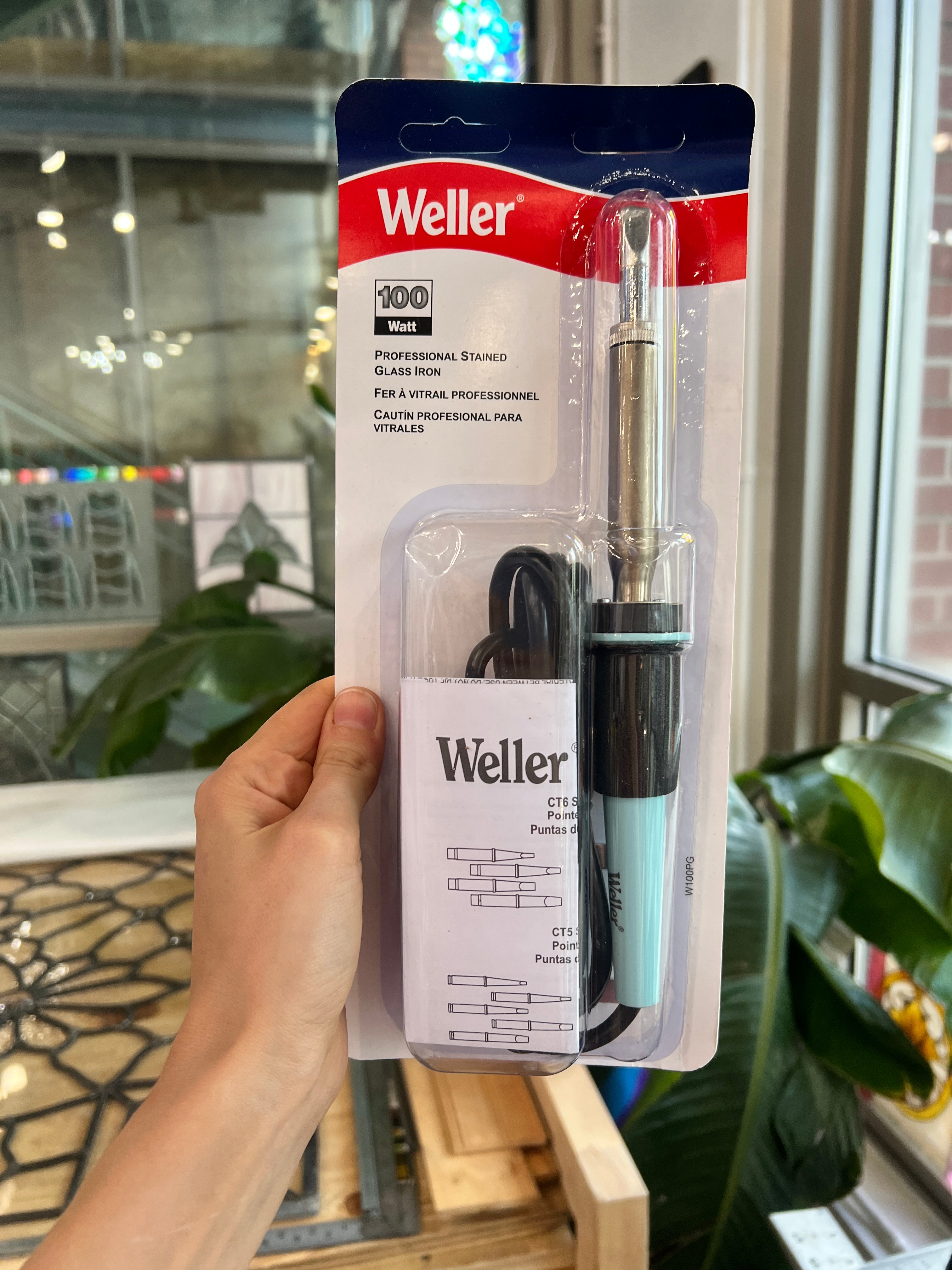Weller 100 Watt Temp Control Soldering Iron – Colorado Glass Works